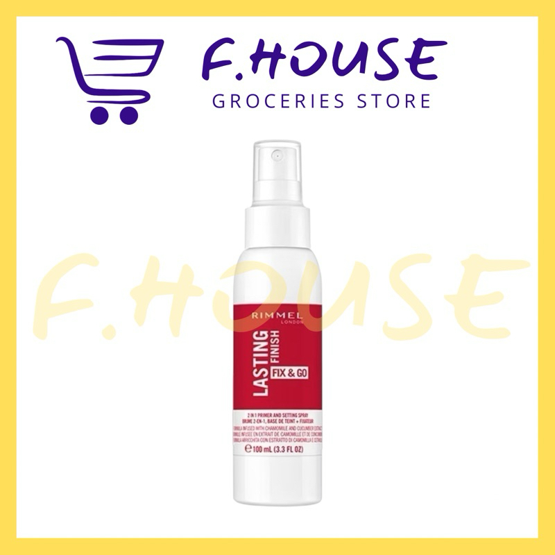 RIMMEL Lasting Finish Fix & Go Setting Spray (100ml) | Shopee Malaysia