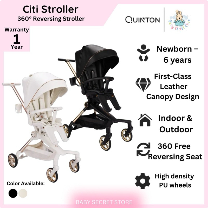 (FREE SHIPPING)Quinton Citi Premium 2 Way Stroller 360 Free reversing ...