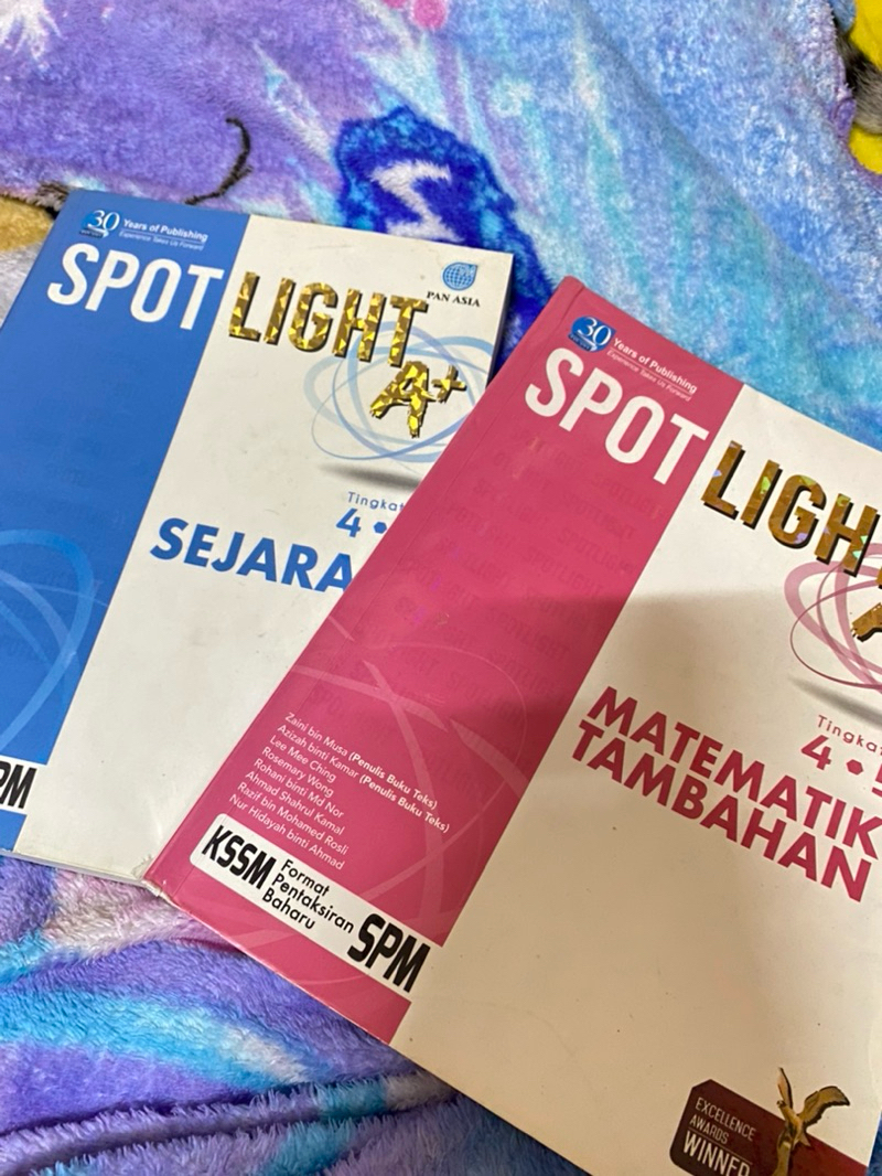 SPM BOOKS SPOTLIGHT A+ MATEMATIK TAMBAHAN + SEJARAH | Shopee Malaysia