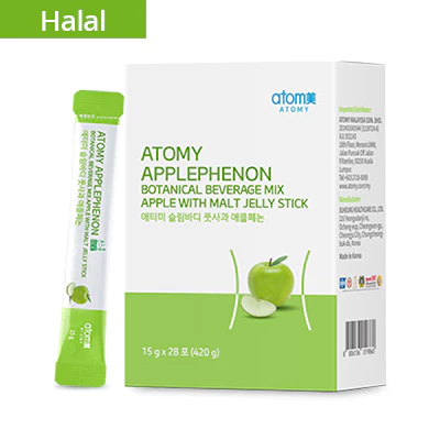 🔥READY STOCK🔥 Atomy Slim Body Applephenon Jelly Stick 艾多美 青苹果多酚纤体果冻 ...