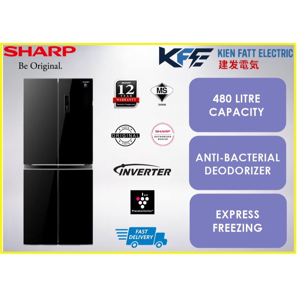 Sharp Multi Door Inverter Avance Refrigerator 480 Litre Capacity ...