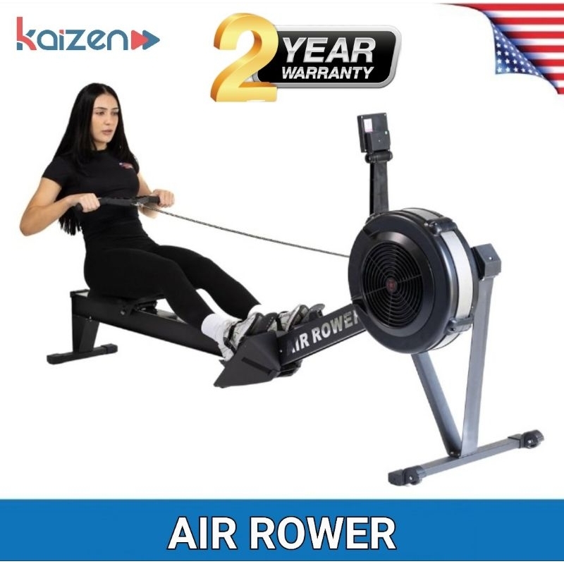 📣KAIZEN STORE MALAYSIA📣Air Rowing Machine Cardio Rower Back Exercise ...