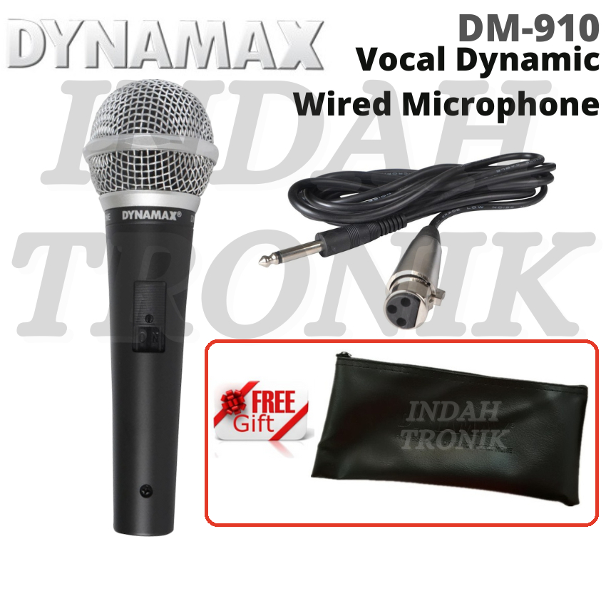 Dynamax DM-910 Professional Cardiod Dynamic Karaoke Wired Handheld ...