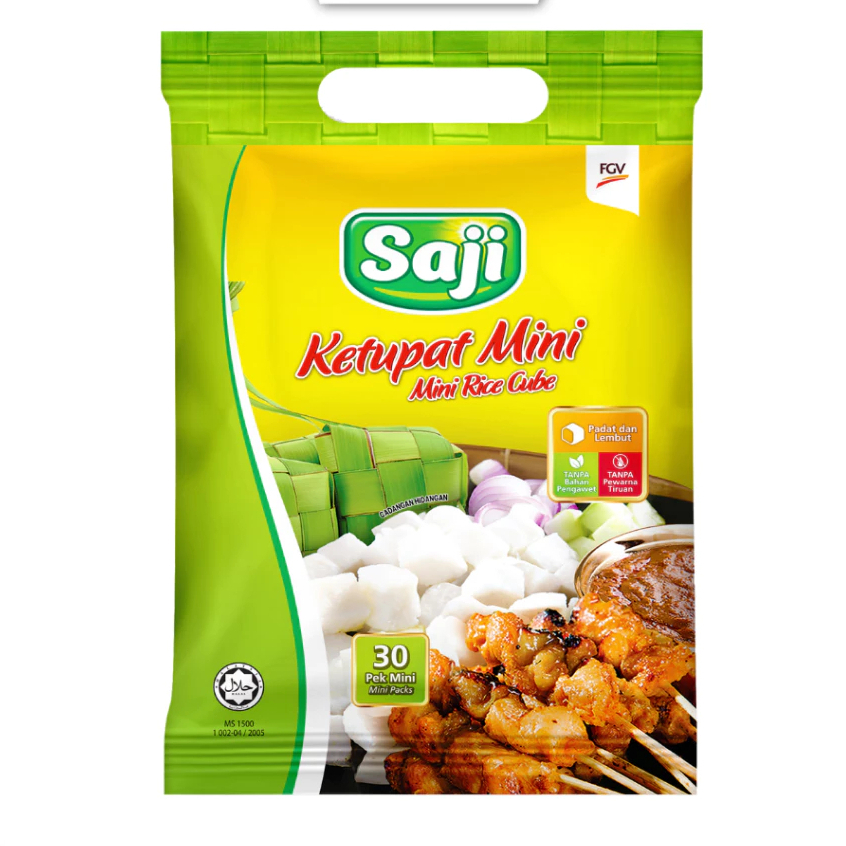 SAJI Ketupat Mini Segera ( Nasi Impit Segera) | Mini Rice Cube 30s X ...