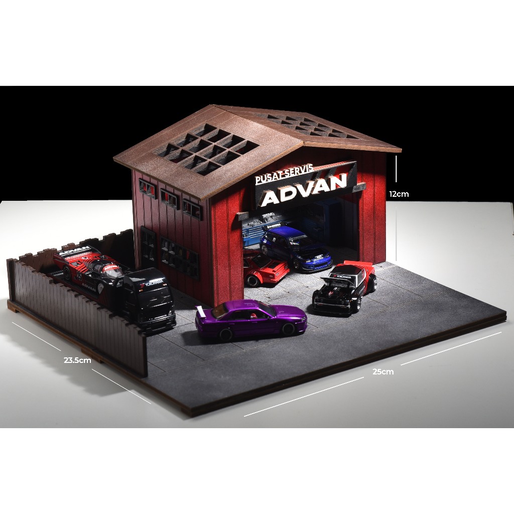 Diorama 1 64 Garage Advan | Shopee Malaysia