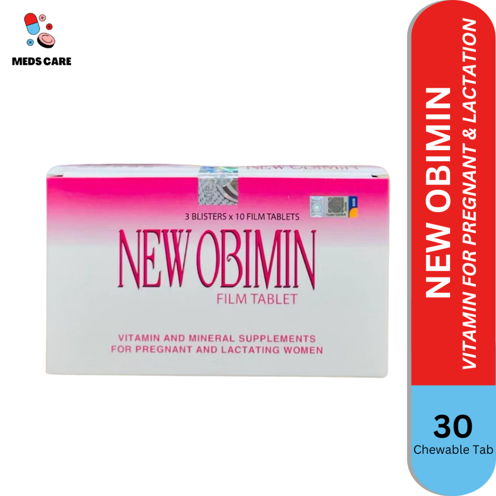 NEW OBIMIN TABLETS 30'S - Multivitamin for Pregnant & Lactating Mother ...