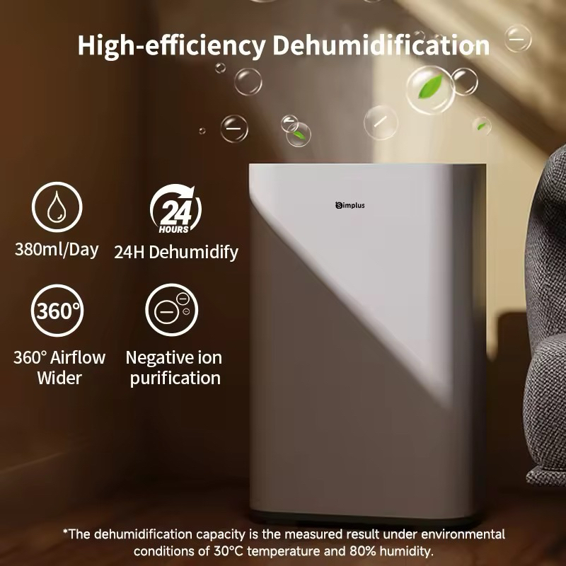Simplus Dehumidifier Penyahlembap 380ml/Day 2.5L Water Tank ...
