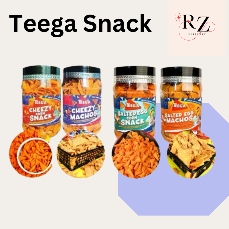 TEEGA CHEEZY CORN SNACK | CHEEZY MACHOS | SALTED CORN SNACK | SALTED ...