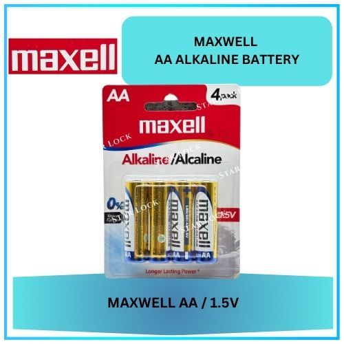 Maxwell Alkaline Battery AA/ AAA (1.5V) | Shopee Malaysia
