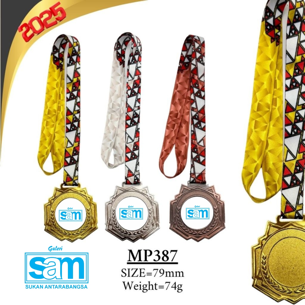 Pingat Gantung Logam Aloi MP387 Metal Hanging Medal of Durable Cast ...
