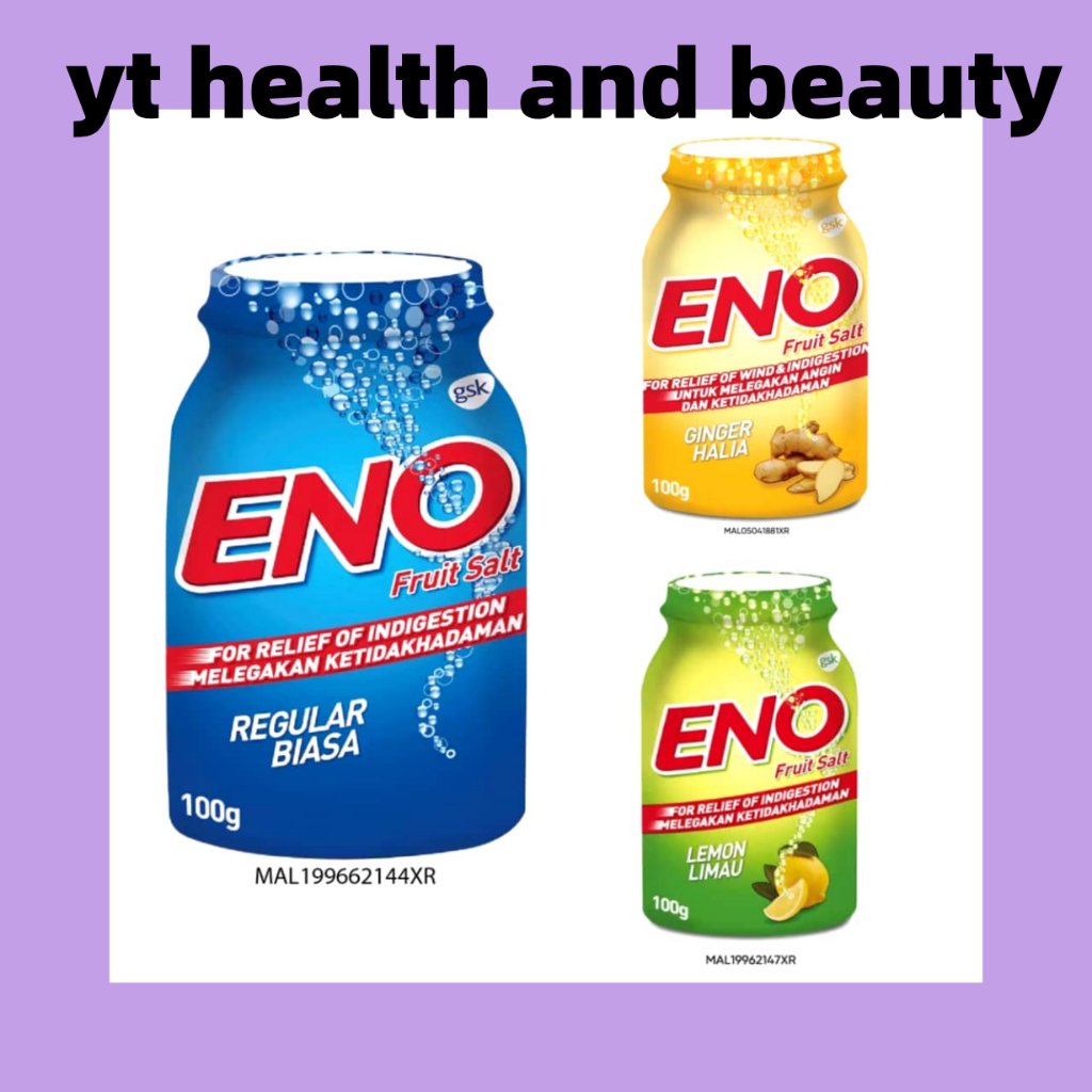 ENO POWDER - GINGER / LEMON /WHITE (100G / 200G) | Shopee Malaysia