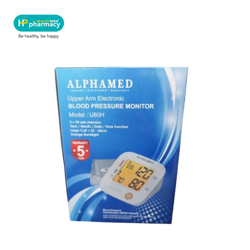 ALPHAMED BLOOD PRESSURE MONITOR U80H (FOC adaptor) | Shopee Malaysia