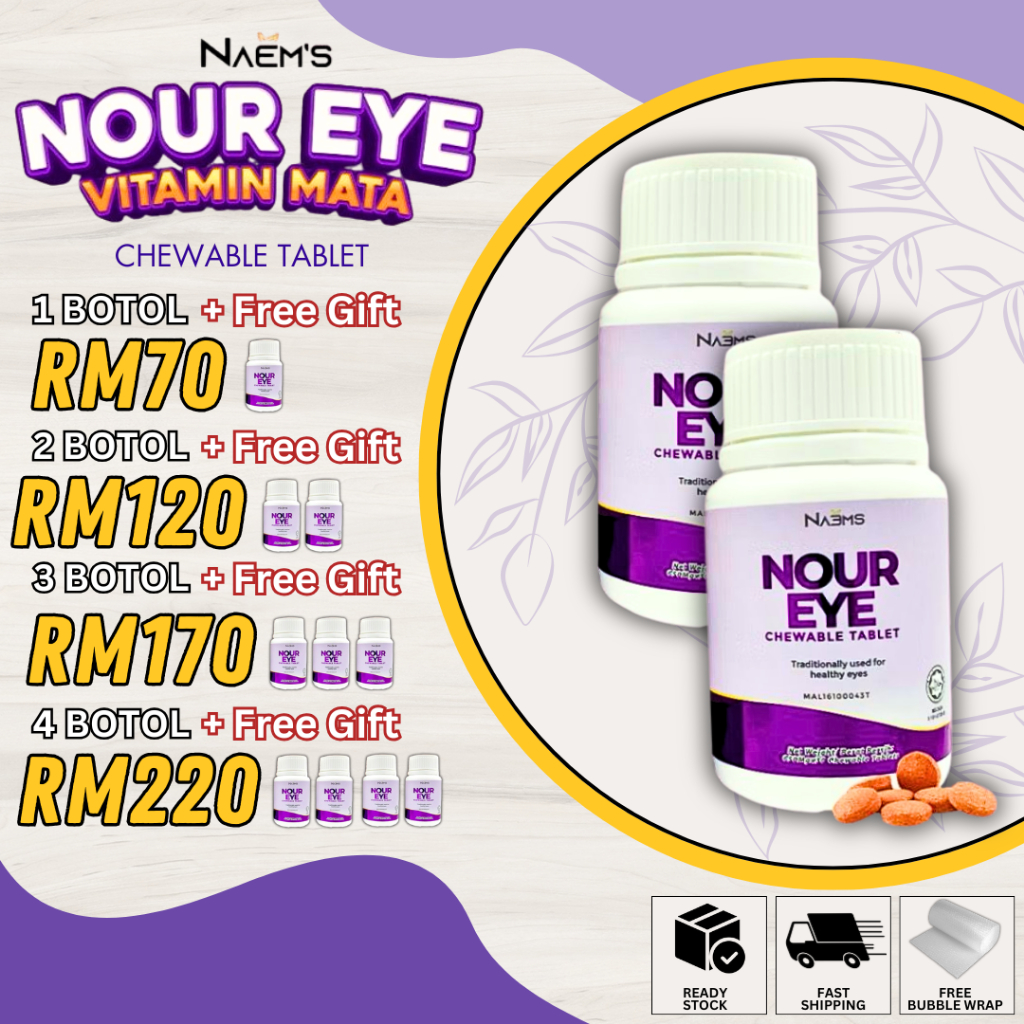[READY STOCK+FAST SHIPPING] NOUR EYE EYECARE ORIGINAL VITAMIN MATA ...
