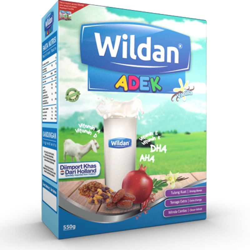 SUSU WILDAN ADEK VANILA COKLAT STRAWBERRY UNTUK 1 HINGGA DEWASA ...