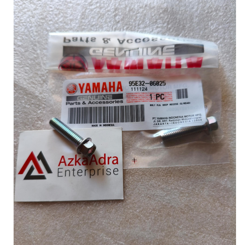 YAMAHA XMAX 250 BOLT FLANGE DEEP RECESS ( 95E32-06025 ) CRANKCASE COVER ...