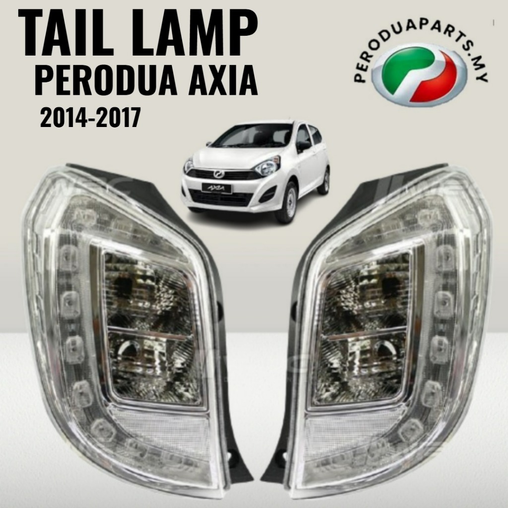 PERODUA AXIA SE 2014 2016 2017 YEAR REAR TAIL LIGHT LAMP LAMPU BELAKANG ...