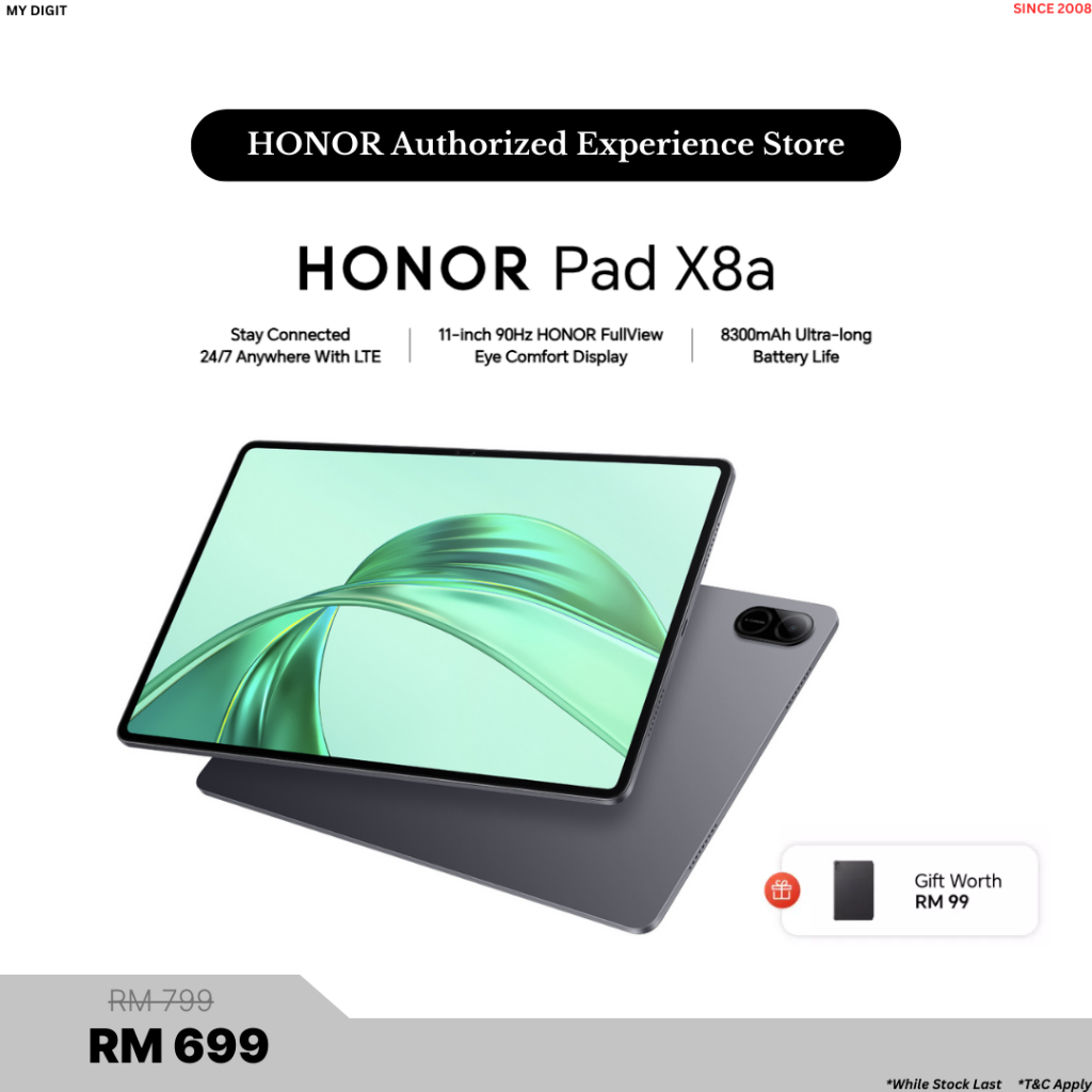 [NEW] HONOR X8a LTE | 8GB+128GB | 11-inch 90Hz Full View Display ...