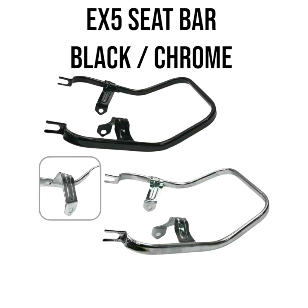HONDA EX5 HP EX5 DREAM EX5D EX5 HIGH POWER HIGHPOWER L BAR SEAT BAR SPOILER BELAKANG BLACK ...