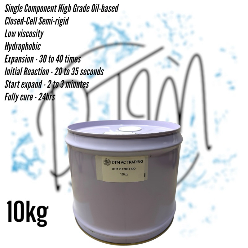 PU foam Single part polyurethane Semi rigid DTM PU300 HGO Closed-cell ...