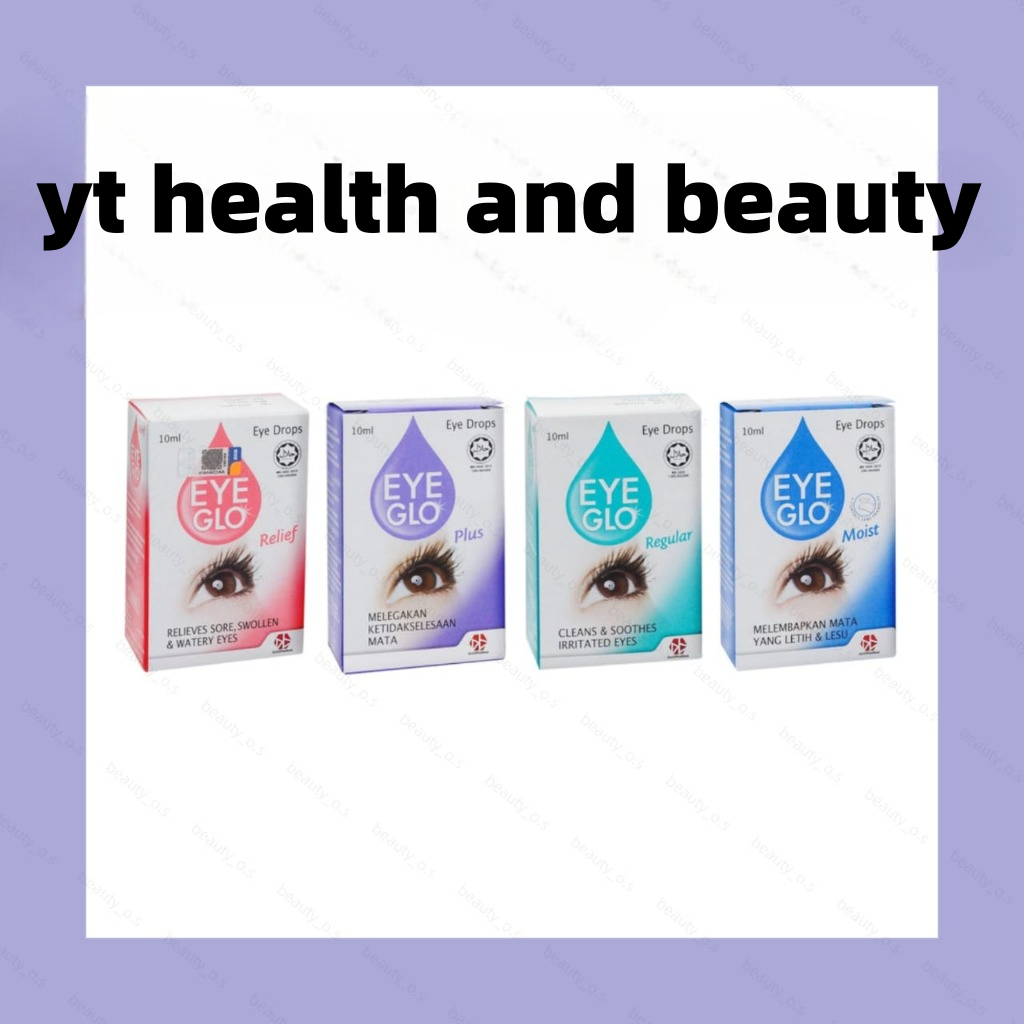 EYE GLO EYE DROPS REGULAR / MOIST / PLUS / RELIEF 10ML | Shopee Malaysia