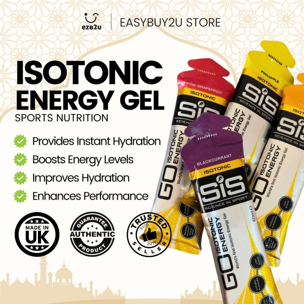 SiS GO Isotonic Energy Gel 60ml – Quick Hydration & Energy Boost Sport ...