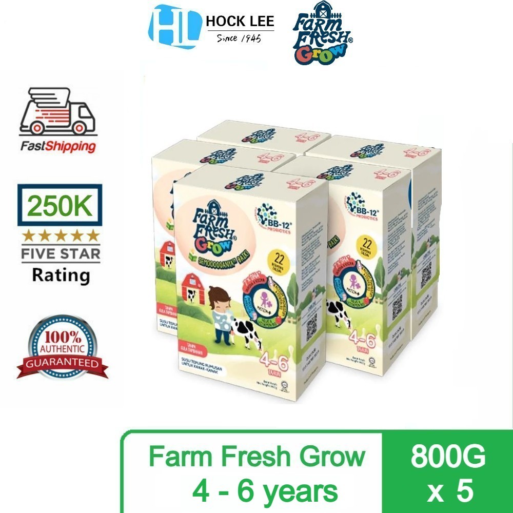 [ 4-6YRS Milk Powder 800G ] - Fresh & Honest Growing Up Milk Farm Fresh ...