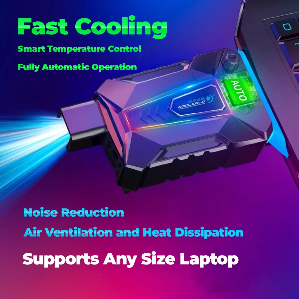 🔥 HOT SALE 🔥USB Laptop Cooler Exhaust Radiator Notebook Cooler ...