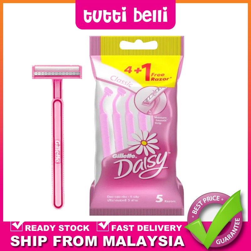 Gillette Daisy Classic Disposable Razor (5 Pcs) | Shopee Malaysia