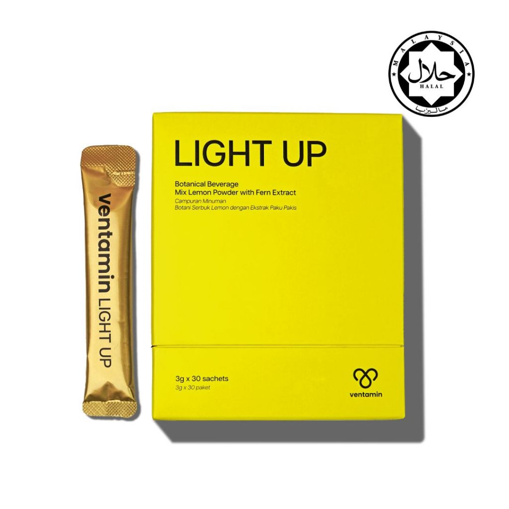 Ventamin LIGHT UP Skin Brightening Pigment Jeragat Oral Supplement Fern ...