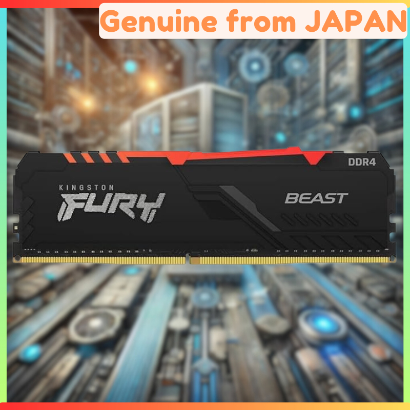 Kingston FURY Desktop PC Memory DDR4 3200MHz 8GB x 1 Kingston FURY Beast RGB CL16 KF432C16BBA/8 ...