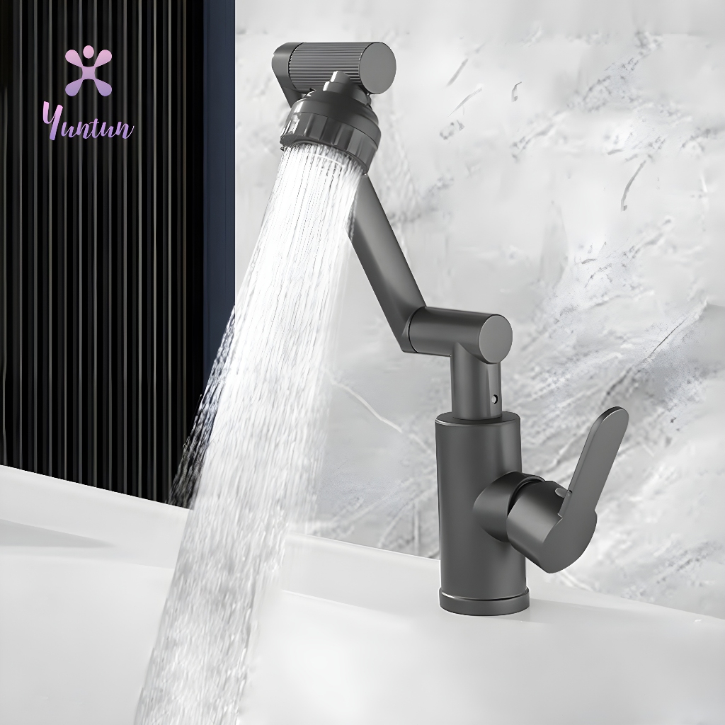 Yuntun Stainless Steel Kitchen Sink Faucet 360 °Swivel Bathroom Hot And ...
