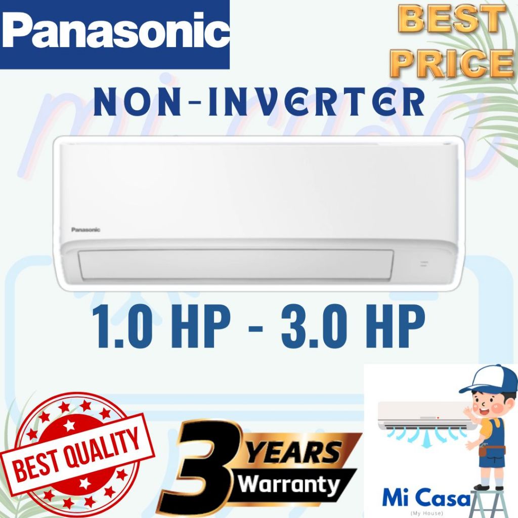 KUCHING SARAWAK SABAH EM PANASONIC AIRCOND 1HP - 3HP NON-INVERTER ECO ...