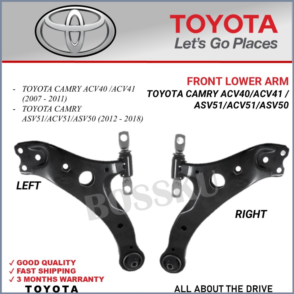 DEPAN FRONT LOWER ARM - TOYOTA CAMRY ACV40 /ACV41/ASV51/ACV51/ASV50 ...