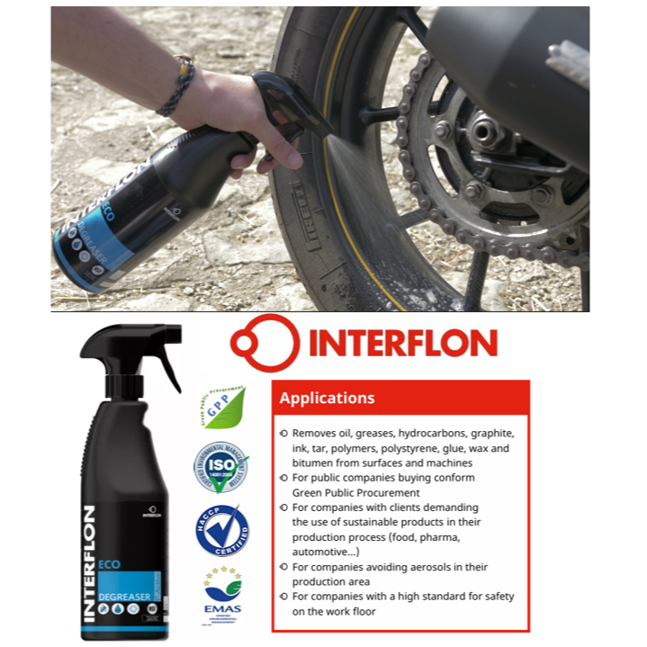 INTERFLON ECO DEGREASER (750ml) Human and environmentally friendly ...