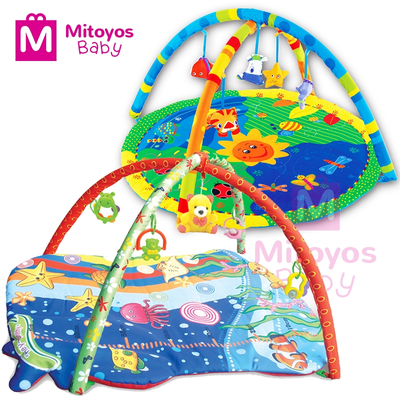 Mitoyos Baby Gym Sunflower Sea Nemo Design Soft Exercise Play Mat Toy ...