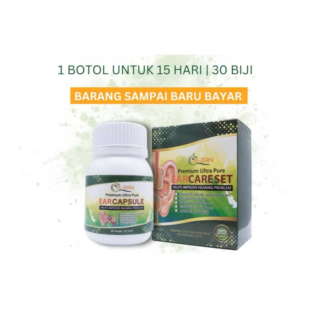 [Ready Stock] A-Zan Ear Capsule for Earcare 30’s capsule | Shopee Malaysia