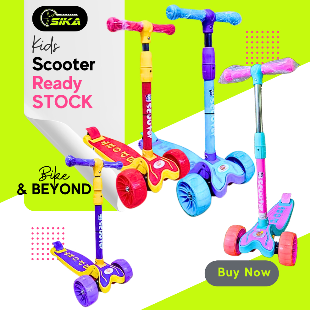 SIKA 6U01 Kids Premium Scooter U- Baby Premium Quality | Shopee Malaysia