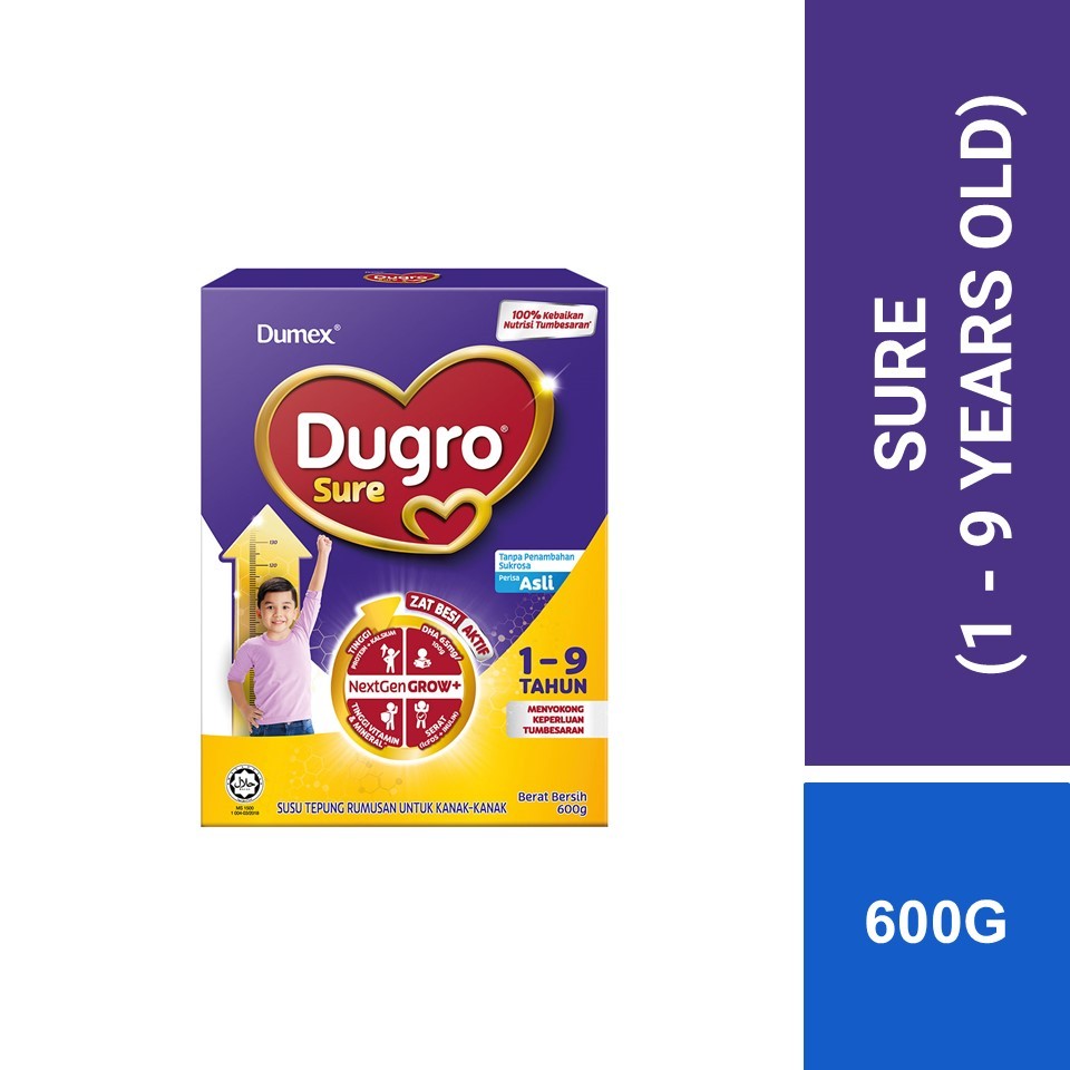 Dumex Dugro Sure Original/Asli Tailored Nutrition Milk Formula 1-9 ...