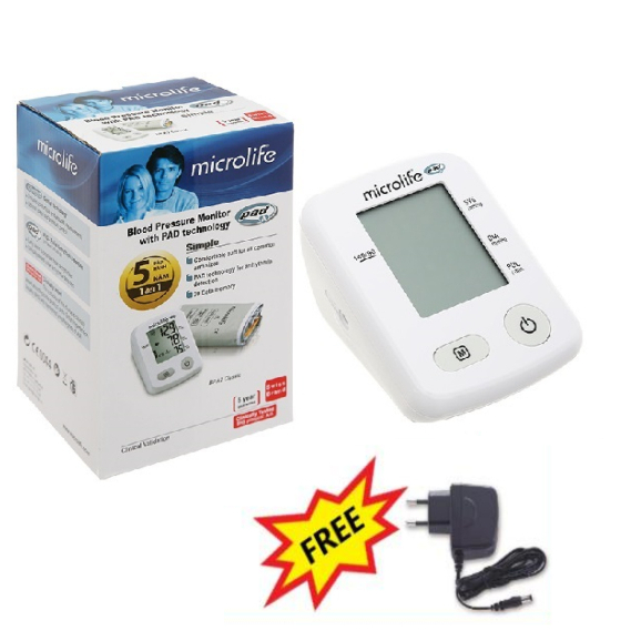 Microlife Blood Pressure Monitor BP A2 Classic FREE ORIGINAL ADAPTER ...