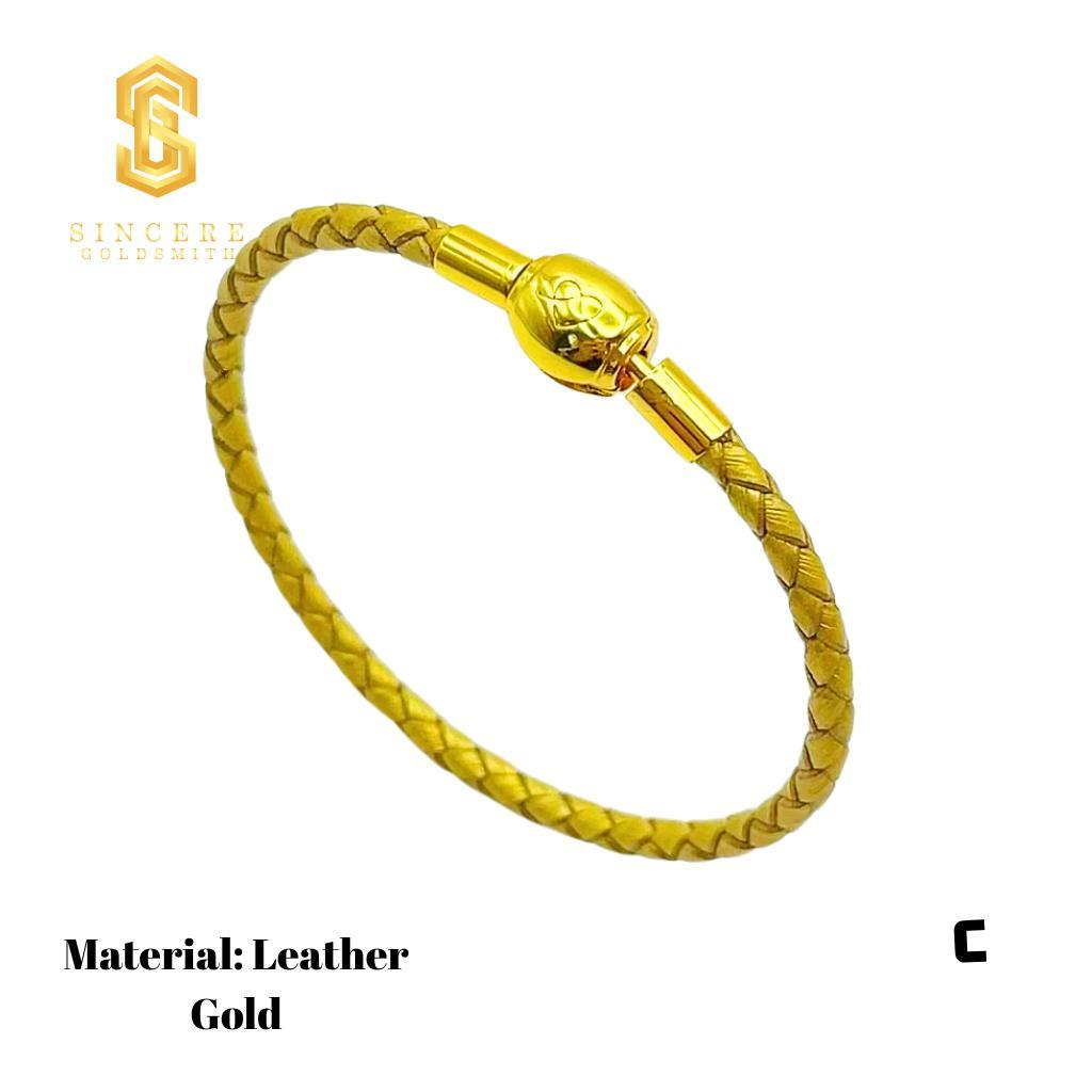 Sincere Store Leather Rope Bracelet Jewellery | Shopee Malaysia