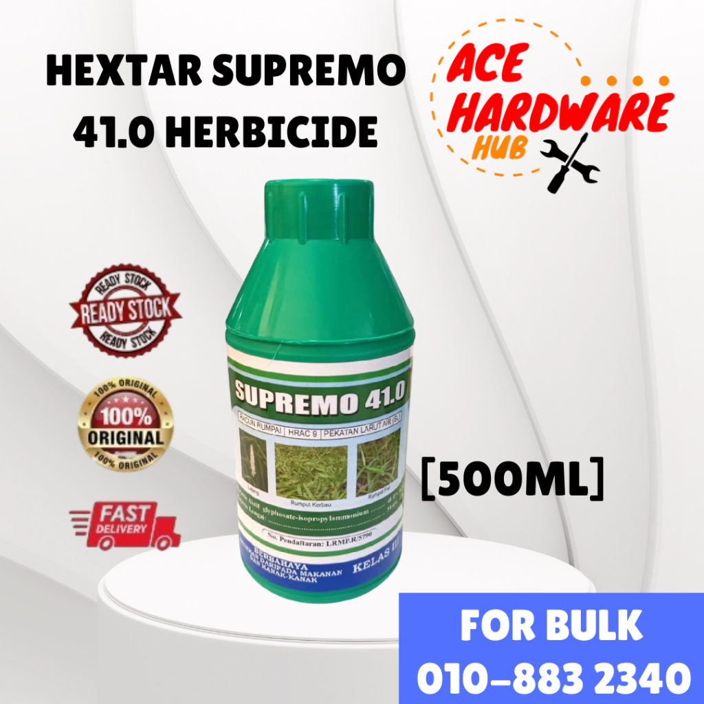 500ML Hextar Supremo 41.0 Racun Rumpai Lalang / Herbicide / Weed Killer ...