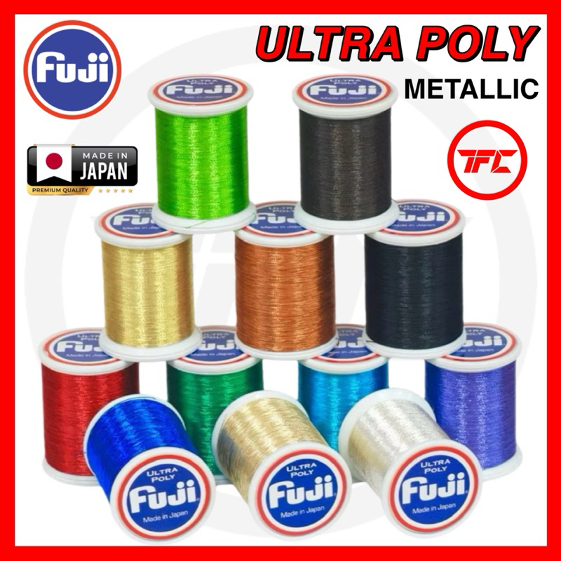 FUJI Ultra Poly A-Metallic Thread Line Made in Japan Rod Custom Build ...