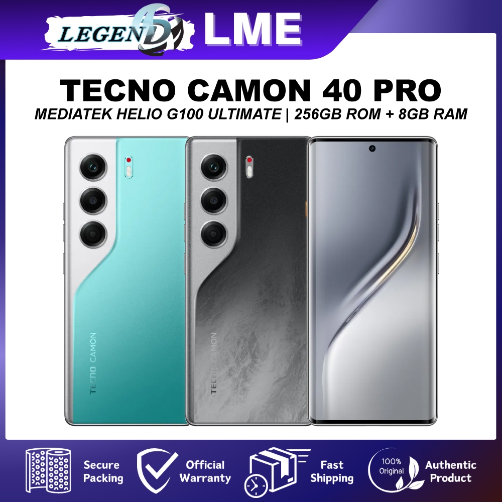 [NEW SET] Tecno Camon 40 Pro (256GB ROM/8GB RAM) 1 Year Tecno Malaysia ...