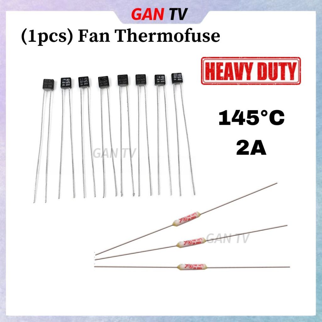Heavy Duty 145C 2A 250V Stand/Table/Wall/Ceiling Fan Thermofuse Thermo ...