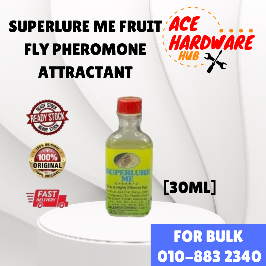 Superlure me/ Methyl Eugenol 95%/ Lalat Buah/ Fruit Fly Attractant Lure ...
