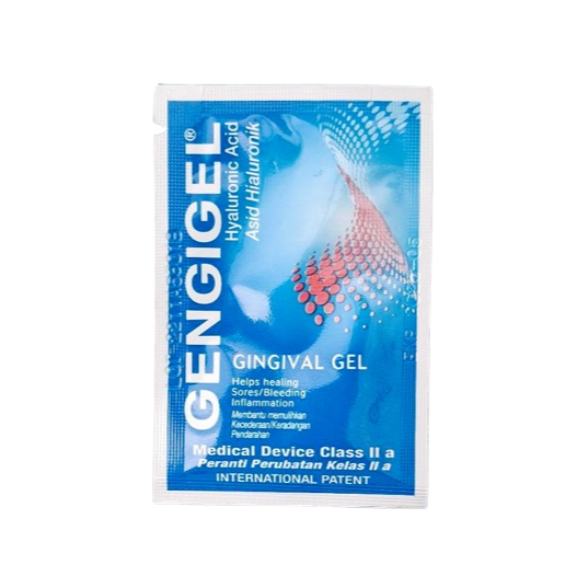 Gengigel® Gingival Gel with Hyaluronic Acid (1 Sachet) [EXP05/25 ...