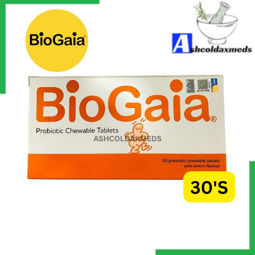 EXP8/2025 BIOGAIA PROBIOTICS CHEWABLE TABLETS 30'S (LEMON FLAVOUR ...