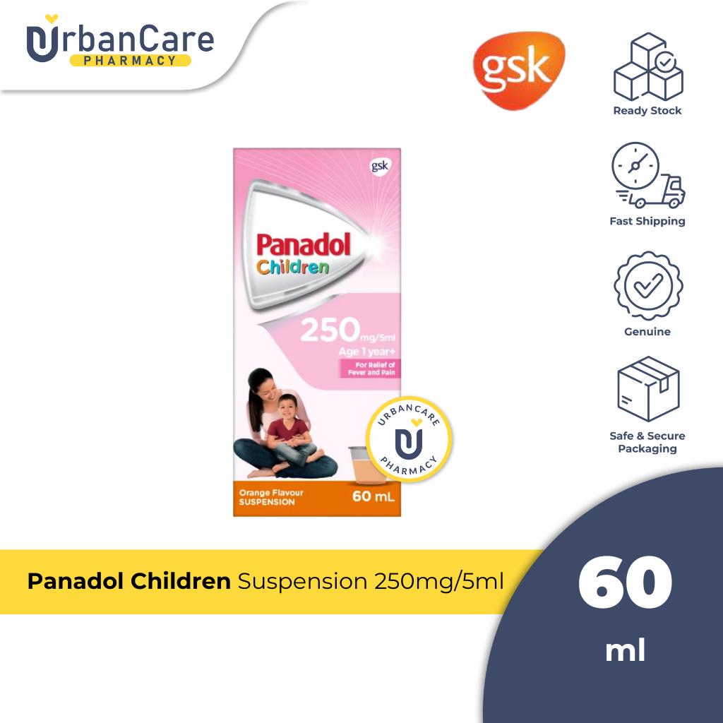 Panadol Children Suspension 250mg/5ml | Shopee Malaysia