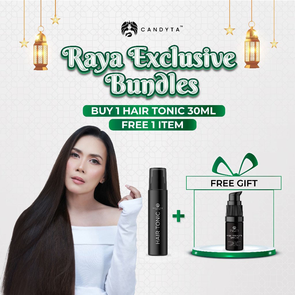 RAYA EXCLUSIVE BUNDLES CANDYTA TONIC 30ML & PERFUME SERUM | SERUM HAIR ...