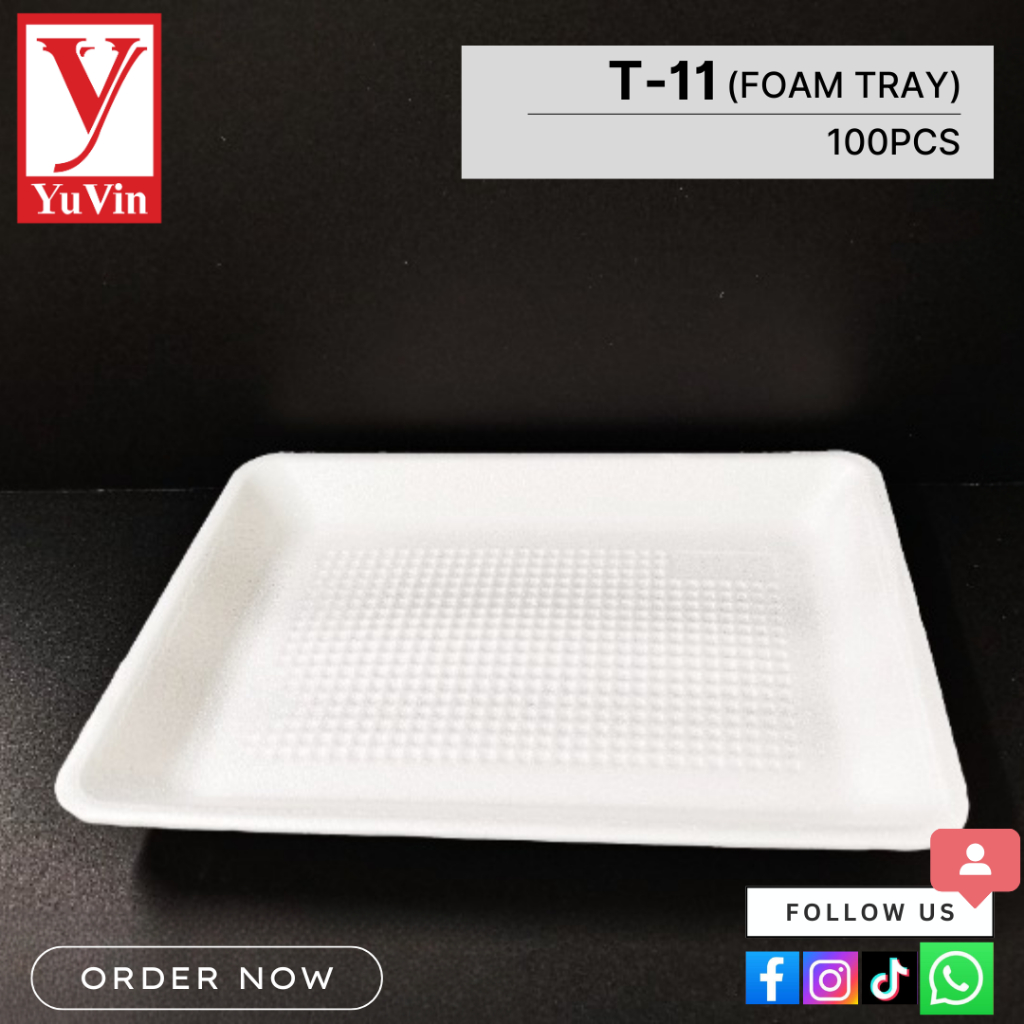Disposable Polystyrene Open Tray/Wrap Plastic Tray/Tray Daging Sejuk ...